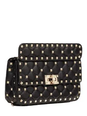 Valentino Garavani Rockstud Spike Small Leather Shoulder Bag - Multicolor