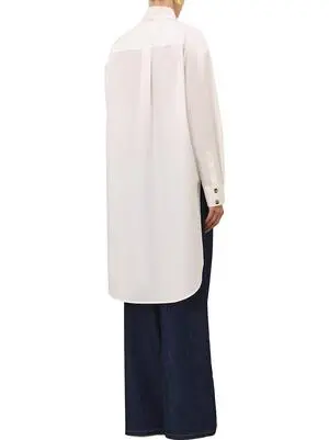 Zimmermann Knot Oversized Shirt - Ivory