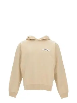 Jacquemus Logo Hoodie - Beige
