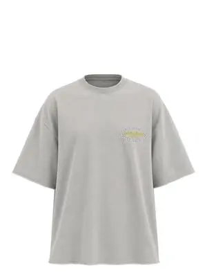 MYSIMPLICATED Oversized T-shirt With Graphic Detail - Grey