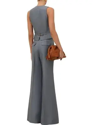 Zimmermann Valiant Cropped Waistcoat - Airforce