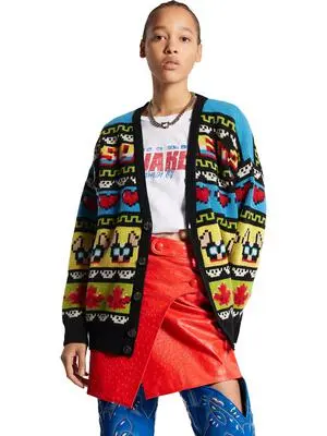 Dsquared2 Hilde Cardigan Knit - Black