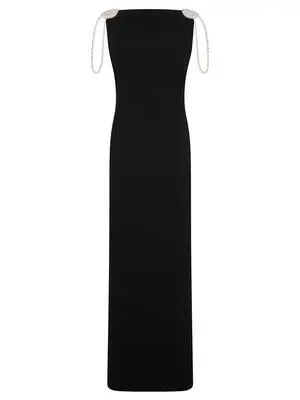 Dsquared2 One Shoulder Evening Dress - Black