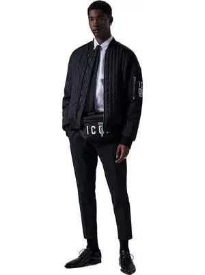 Dsquared2 Icon Skinny Techno Pants - Black