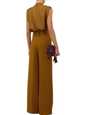 Zimmermann Sleeveless Tuck Shirt - Chartreuse
