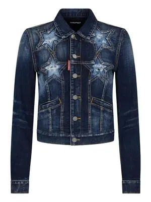 DSQUARED2 D2 Medium Super Star Wash Classic Jeans Jacket