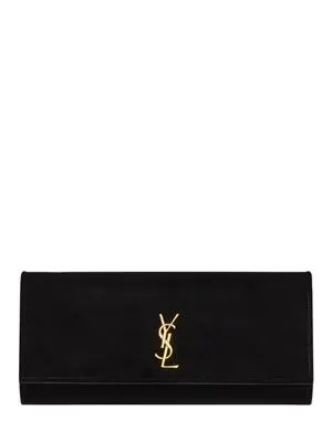 SAINT LAURENT Saint Laurent Kate Clutch In Velvet