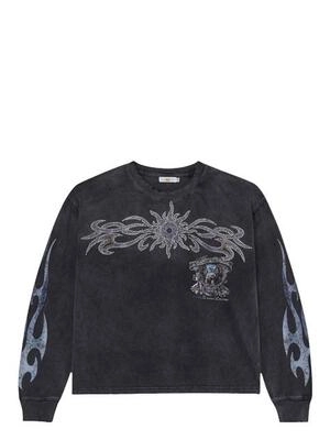 VALE FOREVER Valley Bling Longsleeve Tee Shirt - Black