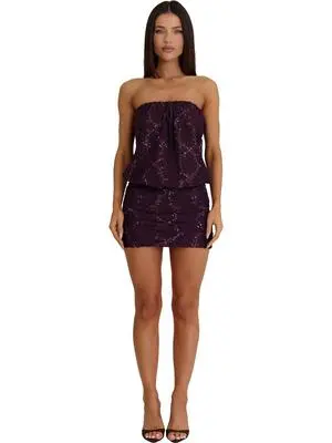 OUTCAST Ayanna Mini Dress - Purple