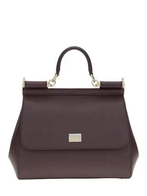 Dolce & Gabbana My Sicily Handbag - Bordeaux
