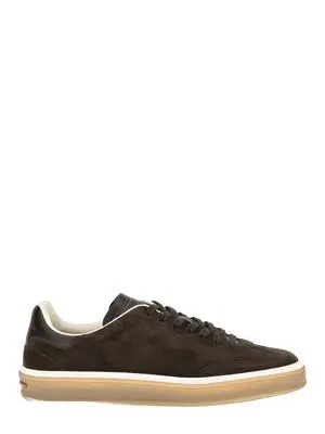 Loro Piana Suede Tennis Walk Sneakers - Brown