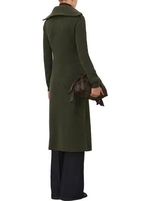 Zimmermann Valiant Long Utility Cardigan - Khaki