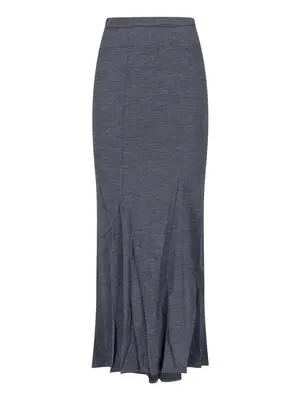 Junya Watanabe Dolce & Gabbana Wool Midi Skirt - Gray