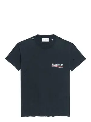 Balenciaga Political Campaign T-shirt - Black