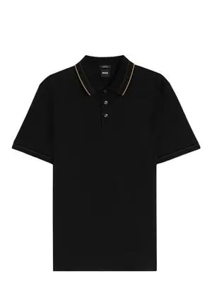 Hugo Boss Cotton Polo Shirt - Black