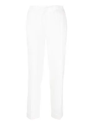 P.a.r.o.s.h Tapered Drawstring Trousers - White