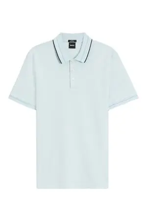 Hugo Boss Short-sleeved Polo Shirt - Light Blue