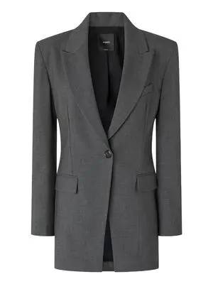 Pinko Fitted Waist Blazer Jacket - Black