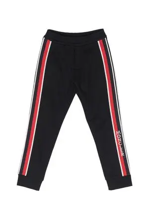 Moncler Logo Stripe Track Pants - Midnight Blue
