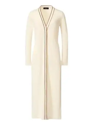 Fabiana Filippi Long-sleeved Knitted Cardigan - White