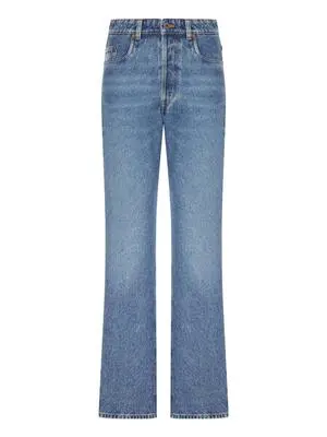 Miu Miu Multi-pocket Straight Leg Jeans - Blue