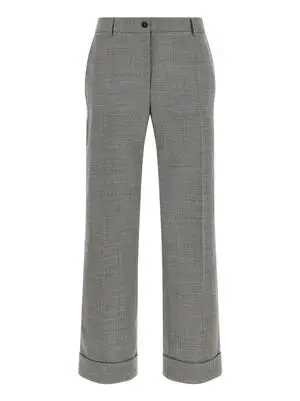 Alberto Biani Charlie Wide-leg Trousers - Gray