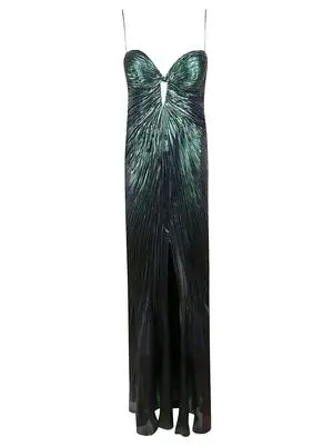 MARIA LUCIA HOHAN Mirren Pleated Gown - Black
