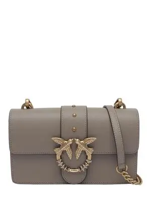 Pinko Mini Love Bag One Crossbody Bag - Gray
