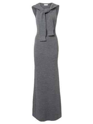 AYA MUSE Aya Muse Vao Knitted Maxi Dress With Knotted Detail
