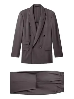 Giorgio Armani Double-breasted Blazer - Grey