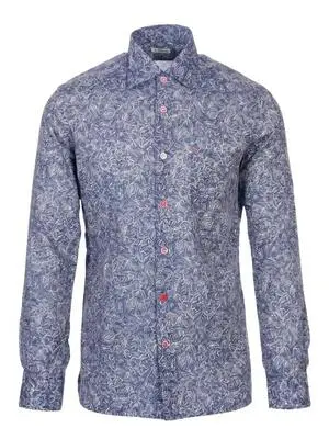 Kiton Long-sleeved Shirt - Blue