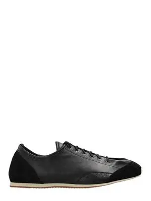 LEMAIRE Gummy Grips Sneakers In Mixed Leathers - Black