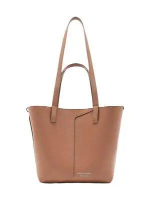 Emporio Armani Emporio Armani Logo Print Tote Bag Brown