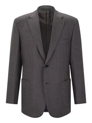 Brioni Long-sleeve Blazer - Black