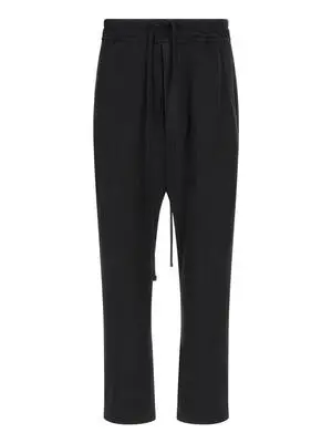 THOM KROM Drawstring Casual Pants - Black