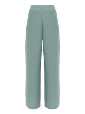 Fabiana Filippi Sequin-embellished Knitted Trousers - Green