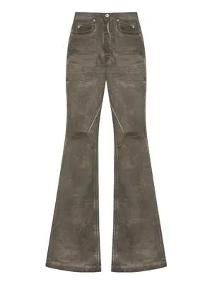 Rick Owens High Waisted Flared-leg Jeans - No
