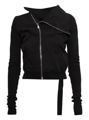 Rick Owens Long-sleeved Zip-up Jacket - Black