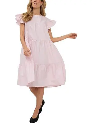 MARIELLE STOKKELAAR Caro Midi Dress - Pink