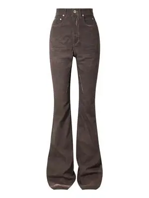 RICK OWENS Rick Owens Bolan High-Waist Flared Jeans