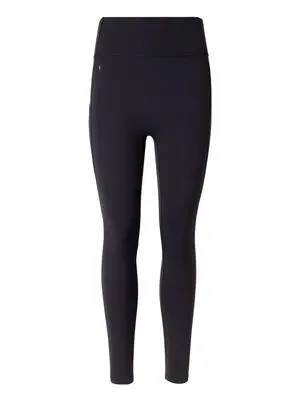 On Studio 7/8 Stretch Recycled-jersey Leggings - Black