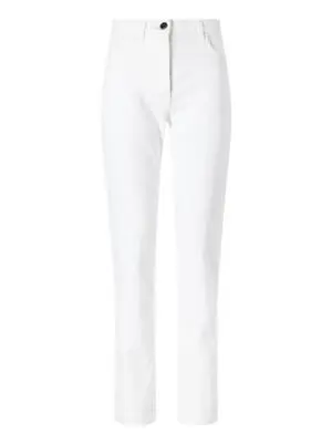 Giuliva Heritage The Dan Mid-rise Straight-leg Jeans - White