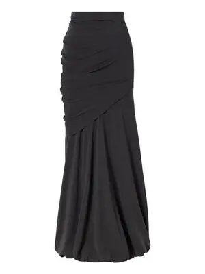 CORTANA Myia Crepe Maxi Skirt - Green