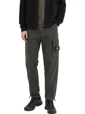 Stone Island 3100015 Cotton Ripstop Cargo Pants - Grey