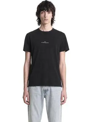 MAISON MARGIELA Cotton Short Sleeve T-shirt - Black