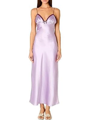 Victoria's Secret Nia Camille Slip Dress - Purple