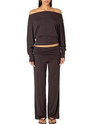 Victoria's Secret Nia Elisabetta Off-the-shoulder Top - Grey
