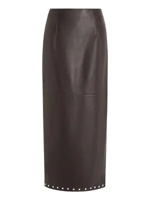 16Arlington Lola Midi Skirt - Brown