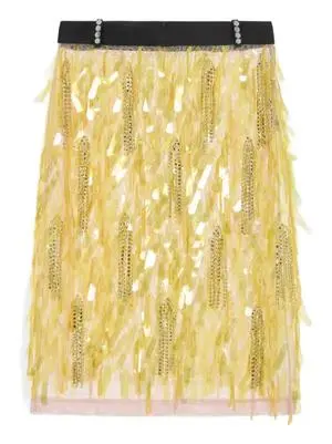 16Arlington Emilia Midi Skirt - Yellow