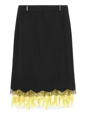 16Arlington Vea Midi Skirt - Black
